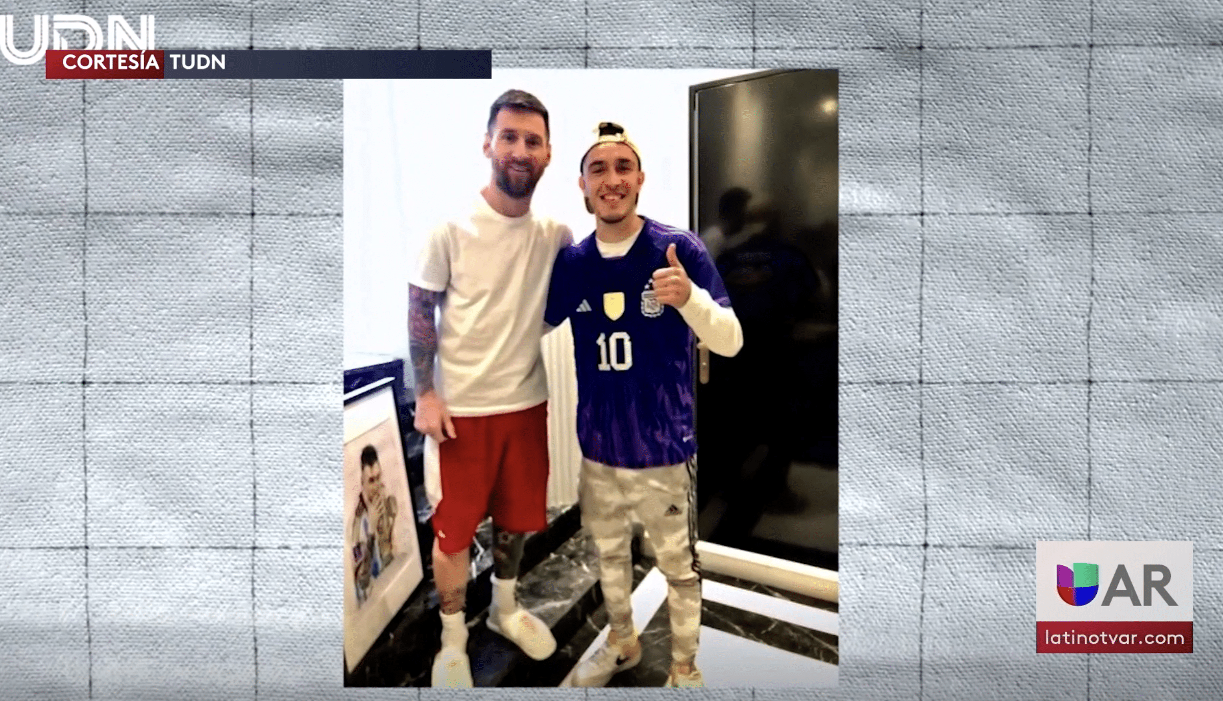 Fan de Messi viaja hasta a Francia para conocerlo - Univision Arkansas