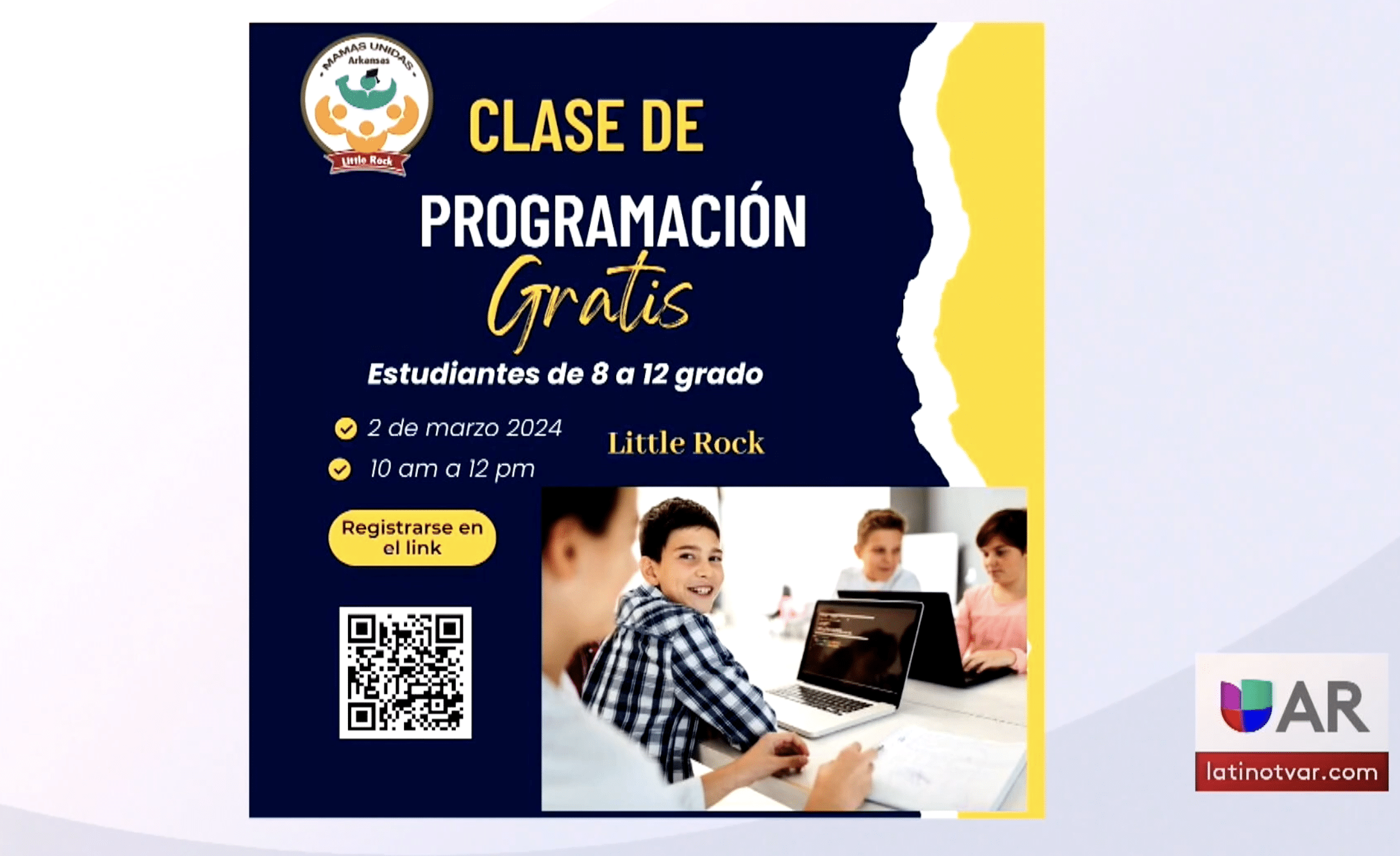 Clases de Programación Gratis - Univision Arkansas